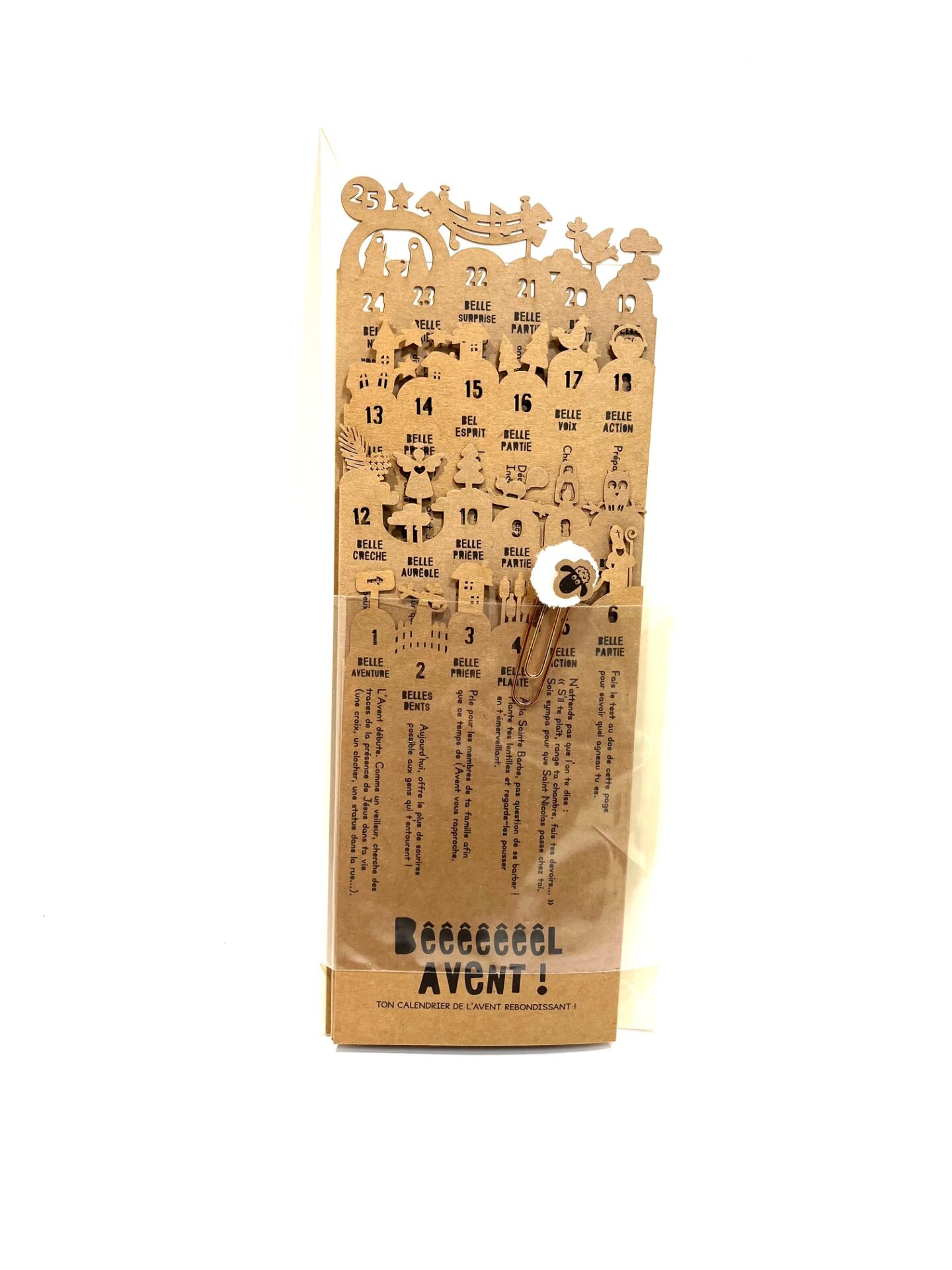 CALENDRIER BÊÊÊL AVENT TANTE MENOUE - Articles Religieux